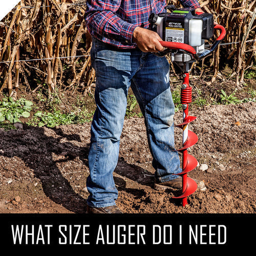 What Size Earth Auger Do I Need? - Earthquake Outdoor Power Equipment