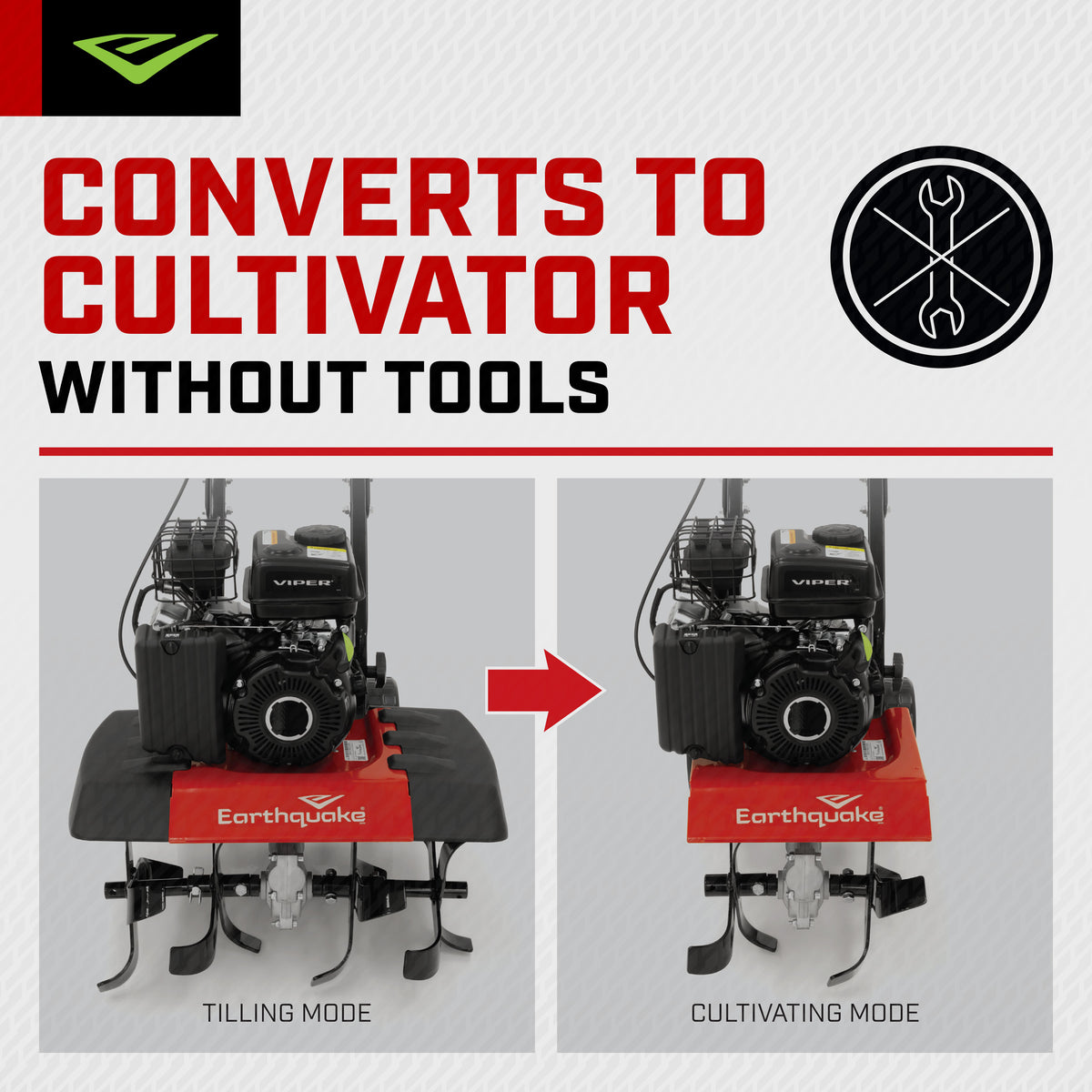 Versa™ 99cc Front Tine Tiller (20015) - Earthquake Outdoor Power Equipment
