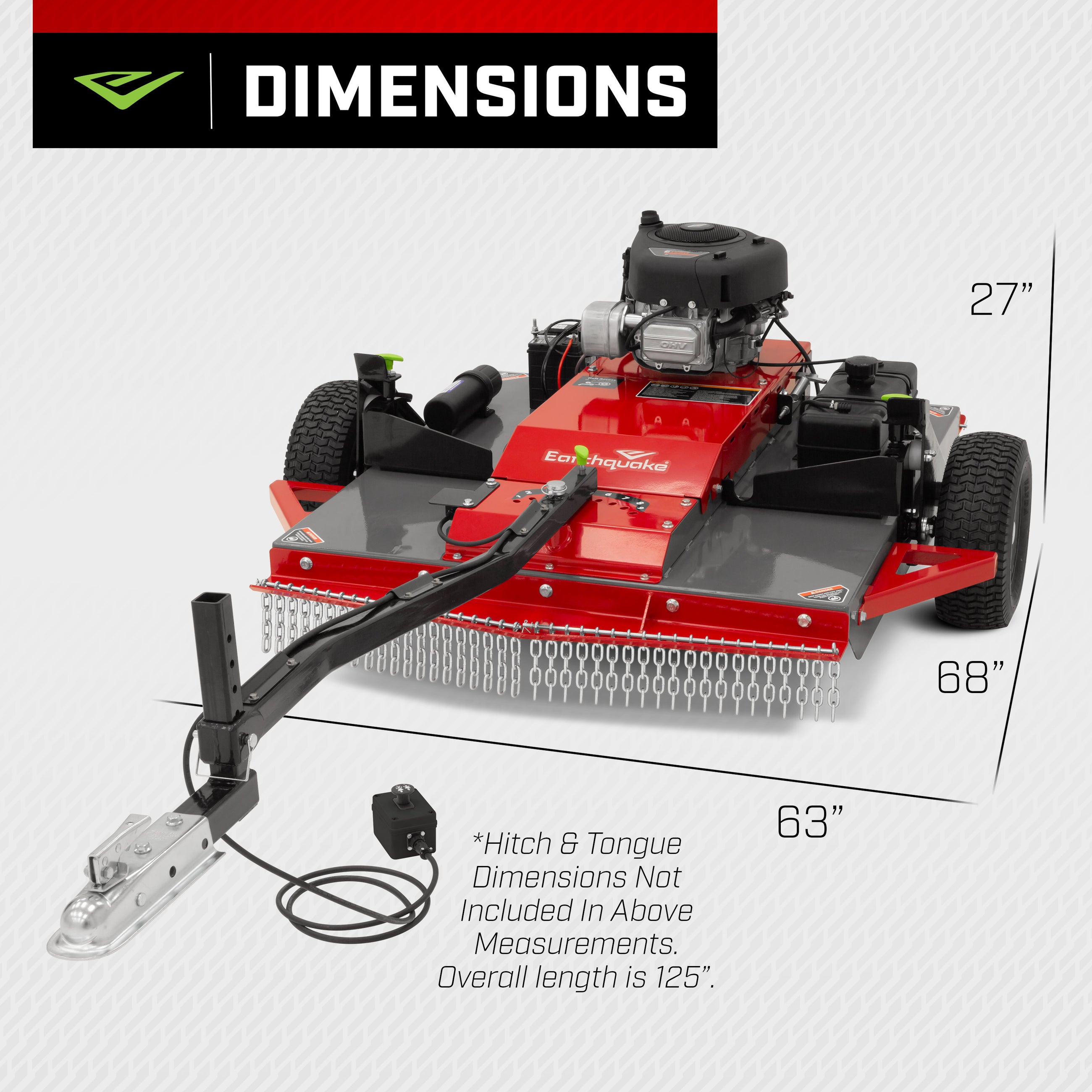 Acreage™ RE Tow-Behind Rough Cut Mower (44751) - Earthquake Outdoor ...