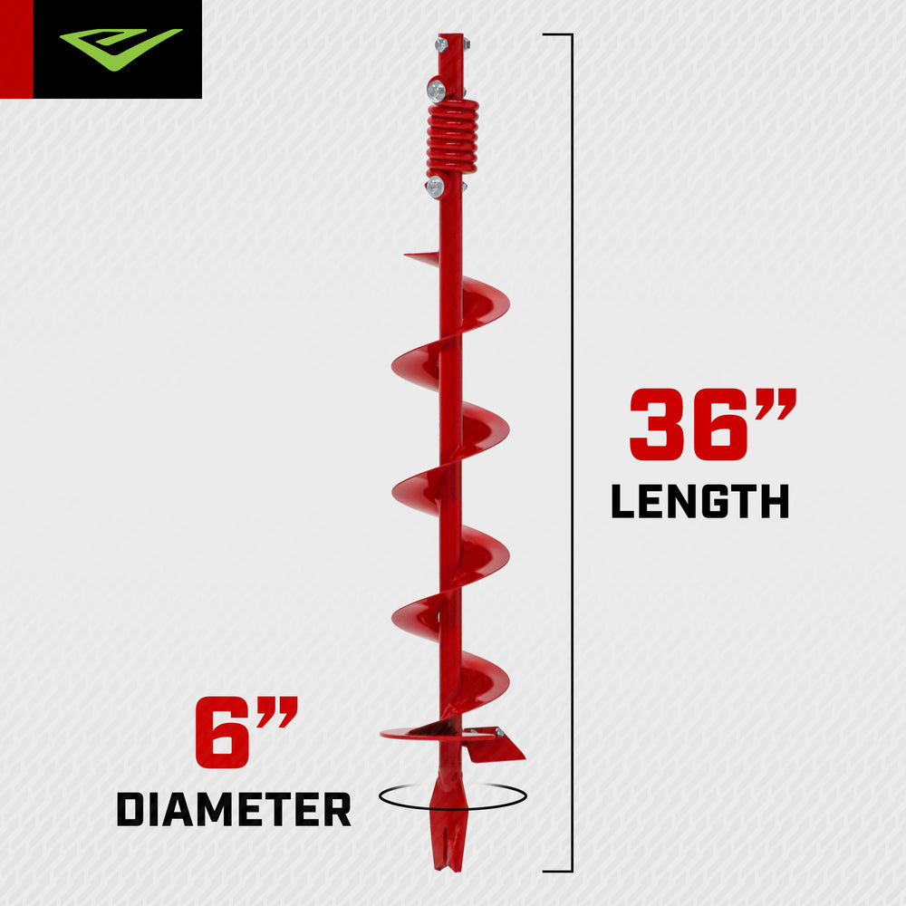 6" Earth Auger Bit (EA6F) - Earthquake Outdoor Power Equipment